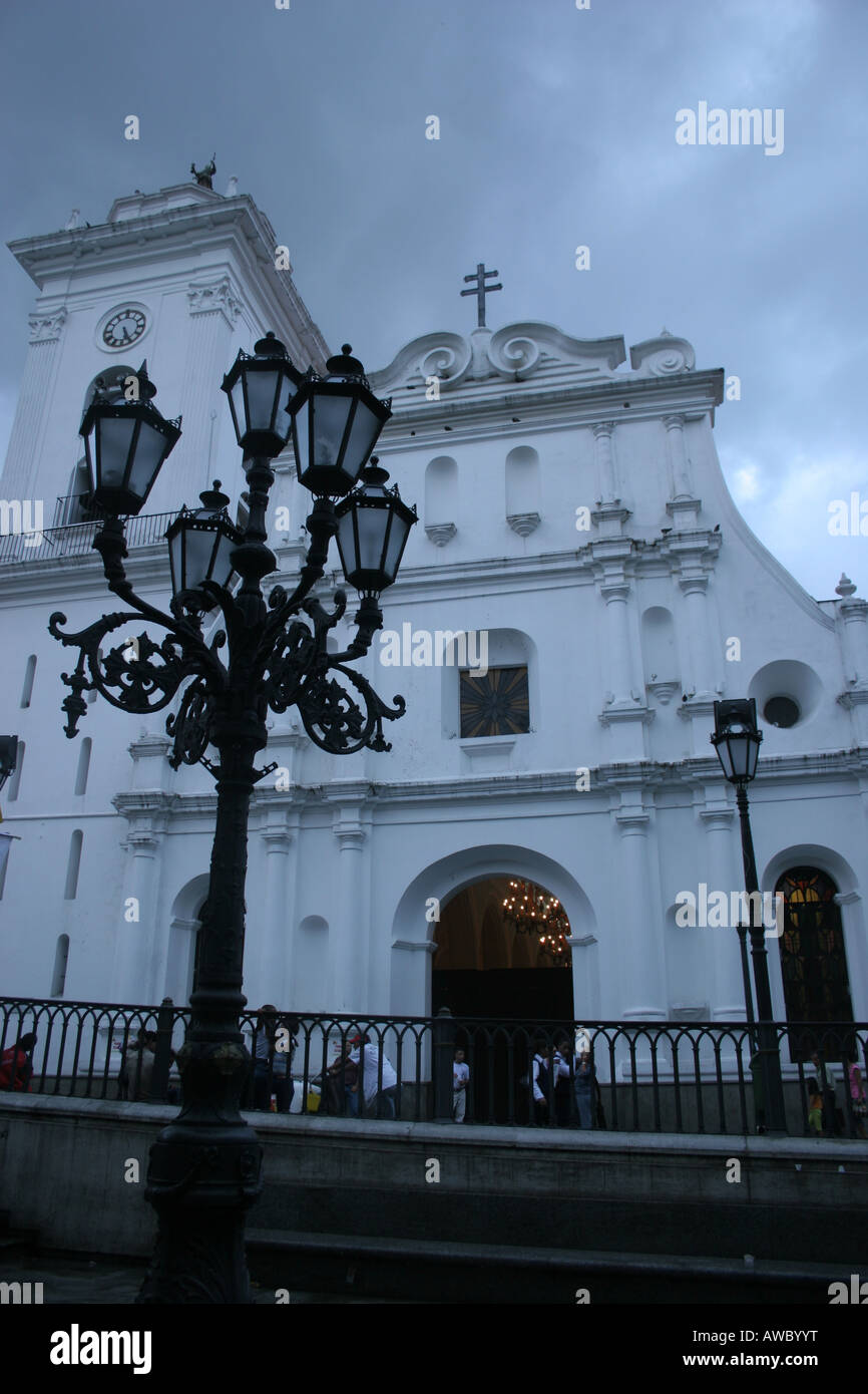 Cathedral of Caracas, view from Plaza Bolivar. Catedral de Caracas ...