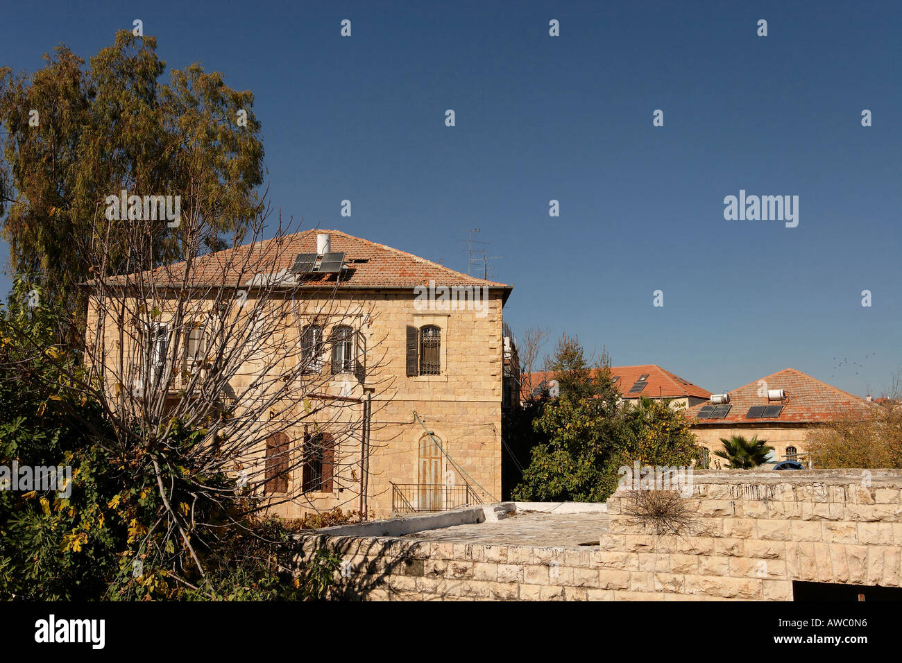 Israel Jerusalem Musrara or Morasha neighborhood was built in the years ...