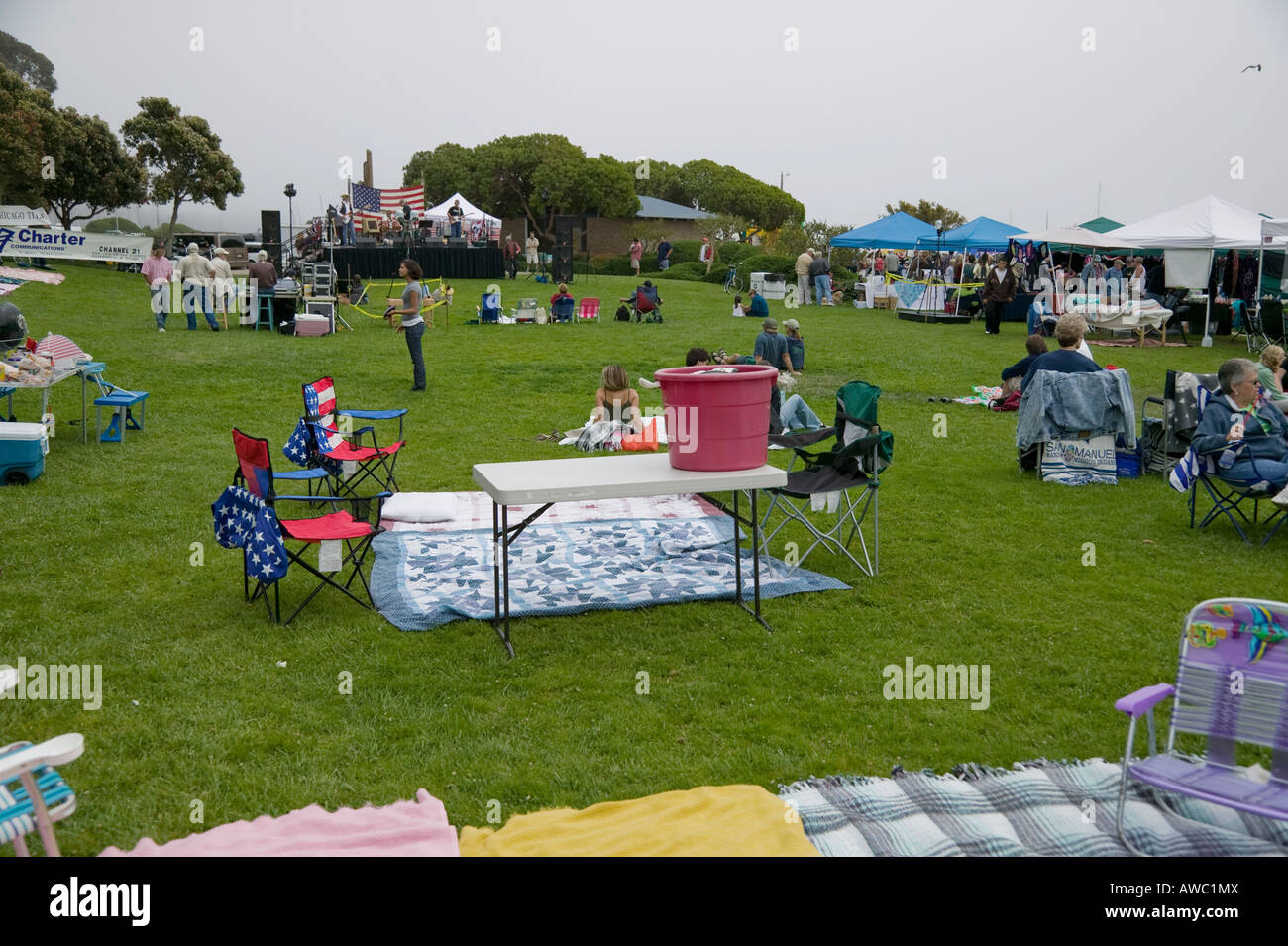 Fourth of July 1997 Morro Bay, California, USA Stock Photo - Alamy