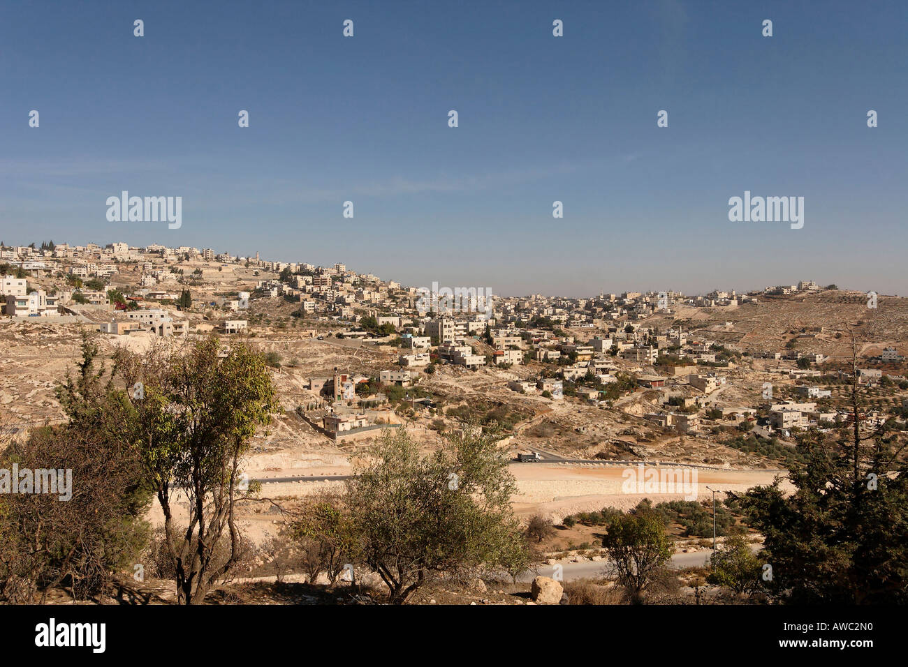 Israel Jerusalem The Palestinian villages Umm Tuba and Tsur Baher ...