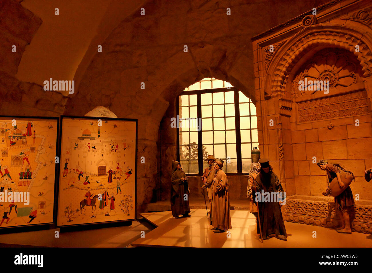 Israel Jerusalem The Tower of David museum at the Citadel Ruins of the ...