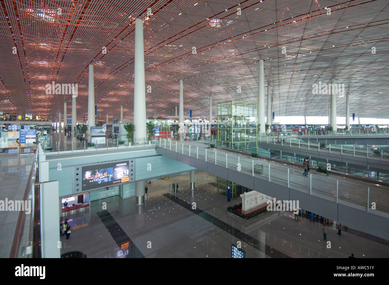 Terminal Three Beijing Capital Airport Stock Photo - Alamy
