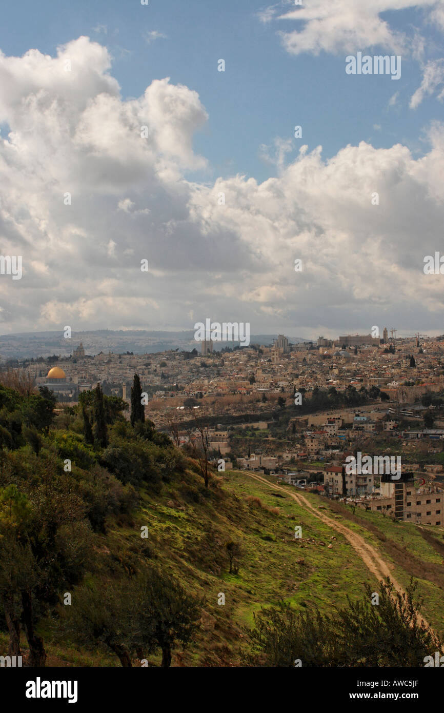 Israel Jerusalem A view of Jerusalem from Mount Scopus Stock Photo - Alamy