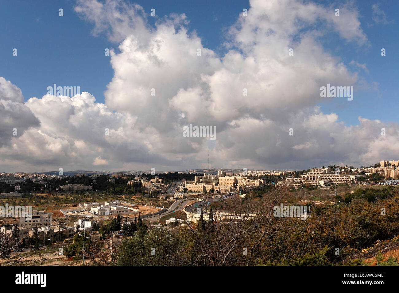 Israel Jerusalem A view west of Mount Scopus Stock Photo - Alamy