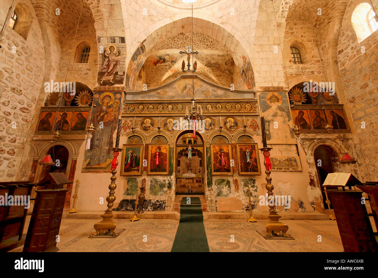 Israel Jerusalem The Greek Orthodox Monastery of the Holy Cross at ...