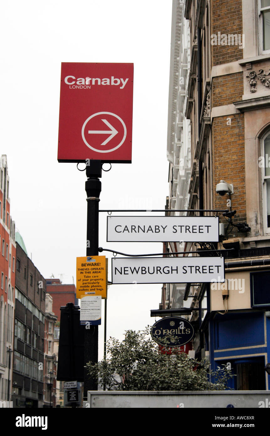 Carnaby Street Sign, London, England, United Kingdom Stock Photo - Alamy