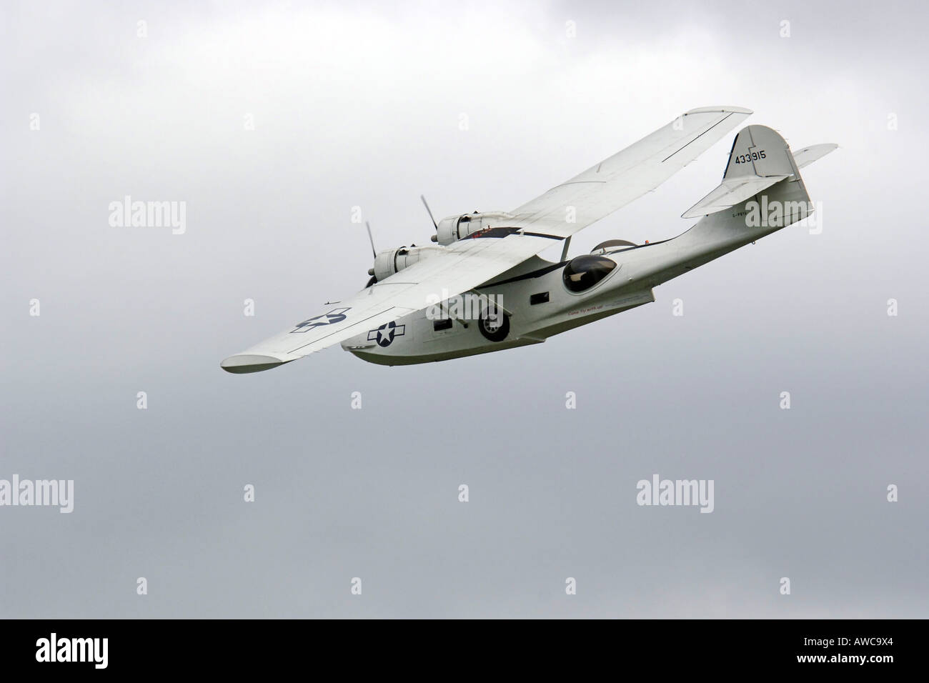 WW2 Coastal and shipping protection PBY 5A Catalina Seaplane Stock ...