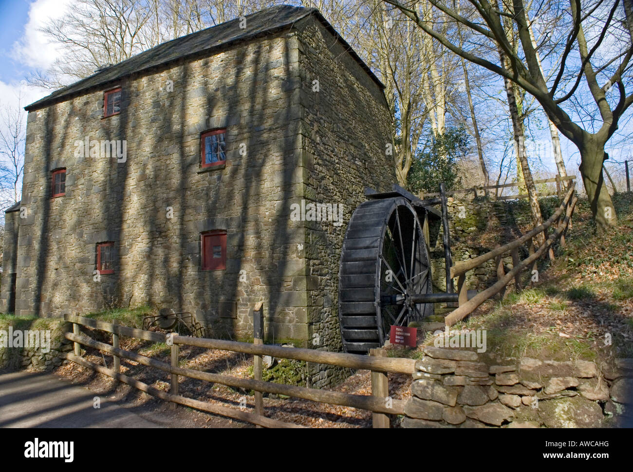 Melin Bompren corn mill, National Museum of History St Fagans, Cardiff ...