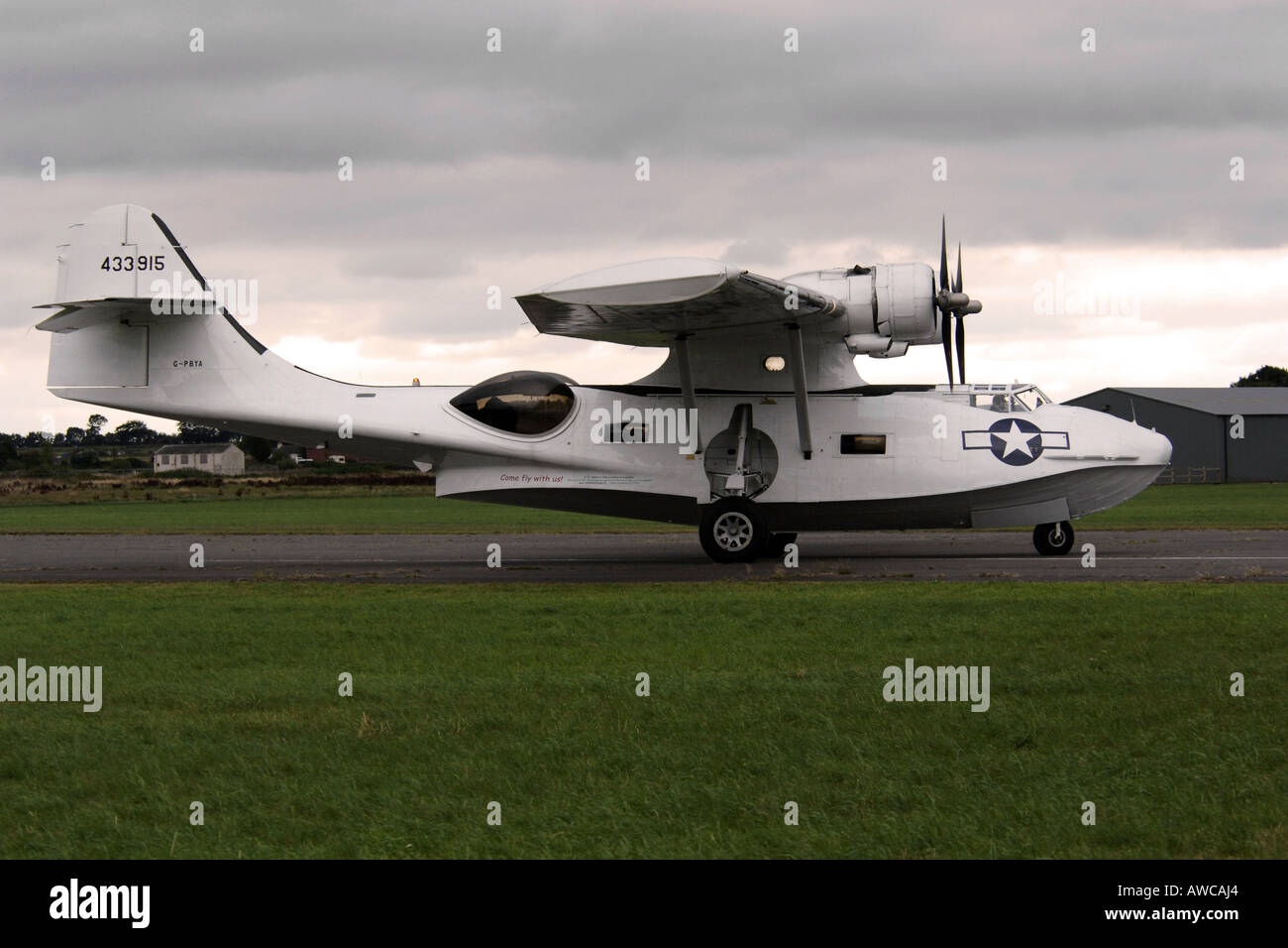 WW2 Coastal and shipping protection PBY 5A Catalina Seaplane Stock ...