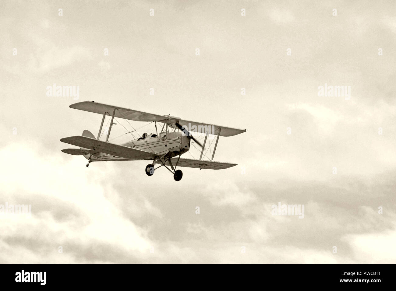 British De Havilland Tiger Moth Bi Plane from the 1930s Stock Photo - Alamy