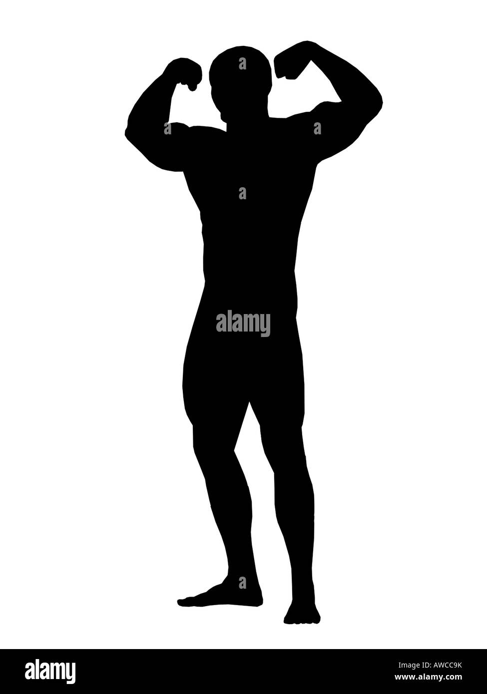 Bodybuilding silhouette hi-res stock photography and images - Alamy