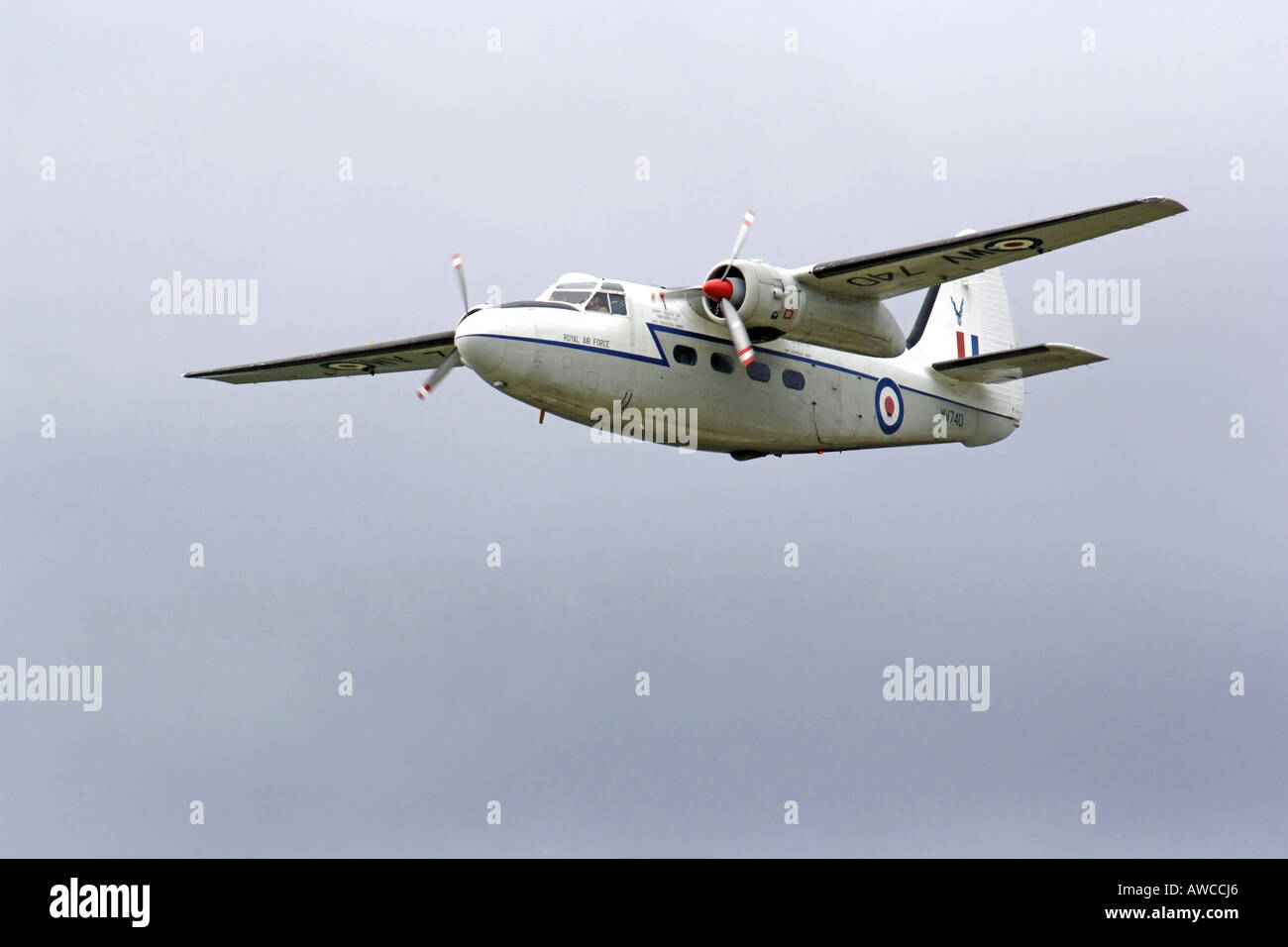 A 1950s British RAF Percival pembroke VIP transport plane Stock Photo ...
