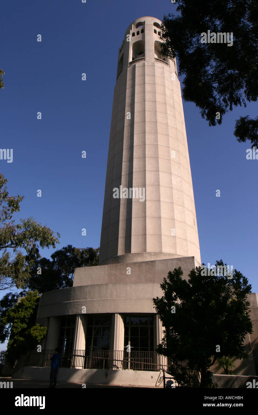 Coit Tower, Telegraph Hill Stock Photo - Alamy