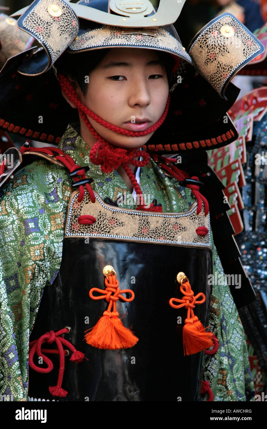 Samurai costume hi-res stock photography and images - Alamy