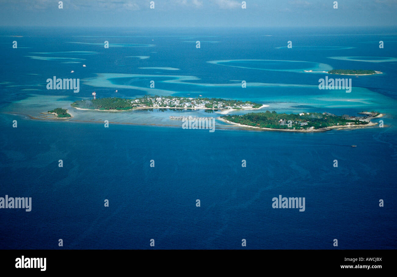 Aerial over male maldives hi-res stock photography and images - Alamy