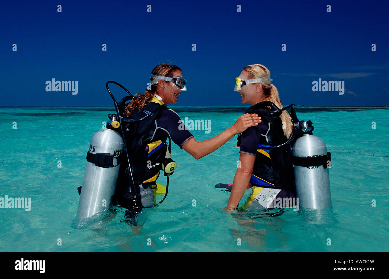 Diving course at Maldives Maldives Indian Ocean Medhufushi Meemu Atoll ...