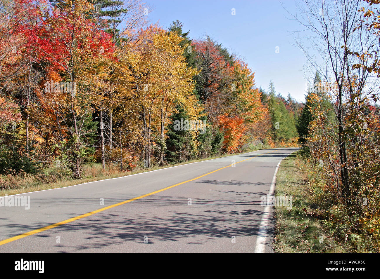 Landscape Autumn in Quebec Canada Stock Photo - Alamy