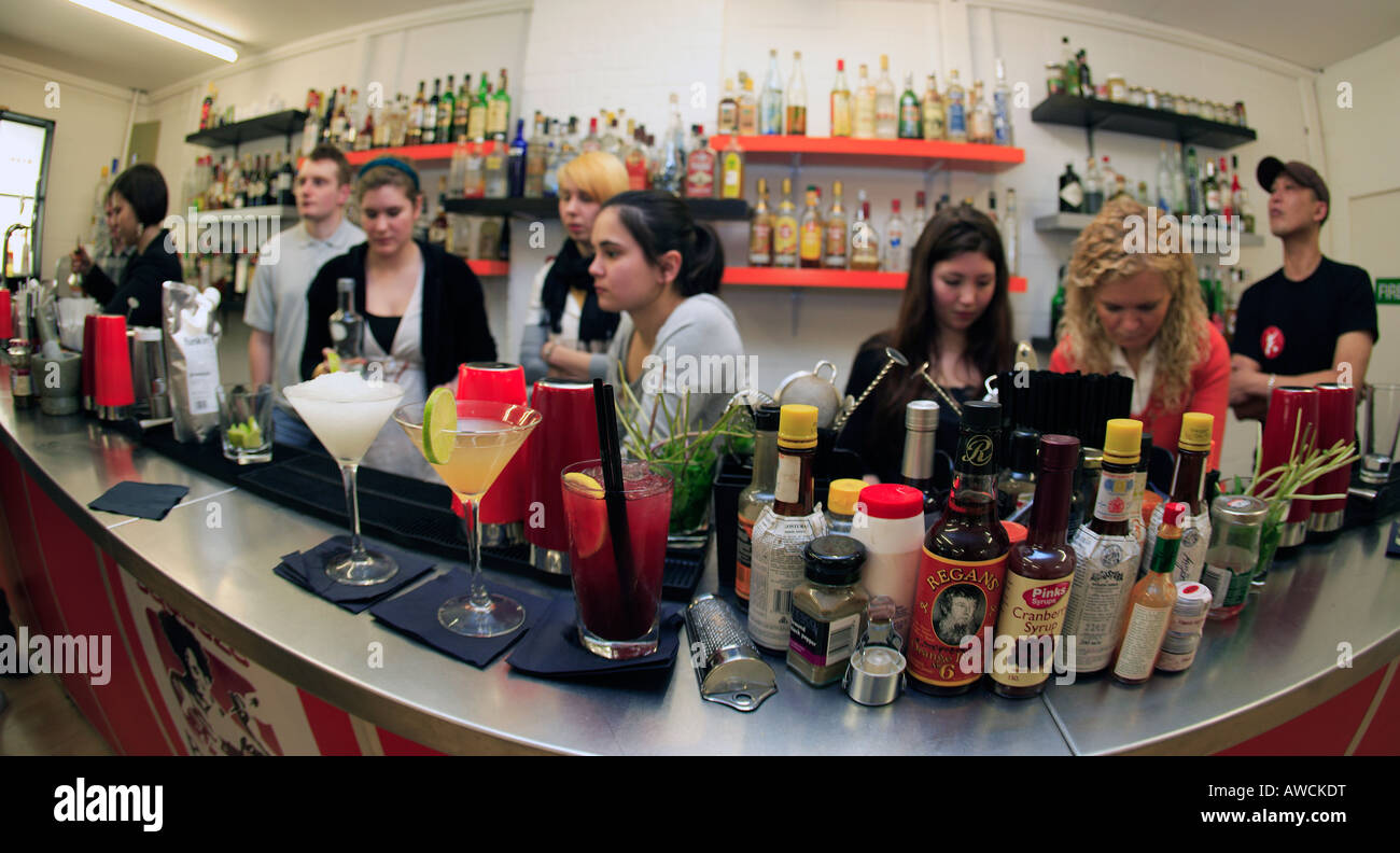 united kingdom london squeeze bar and cocktail academy Stock Photo - Alamy