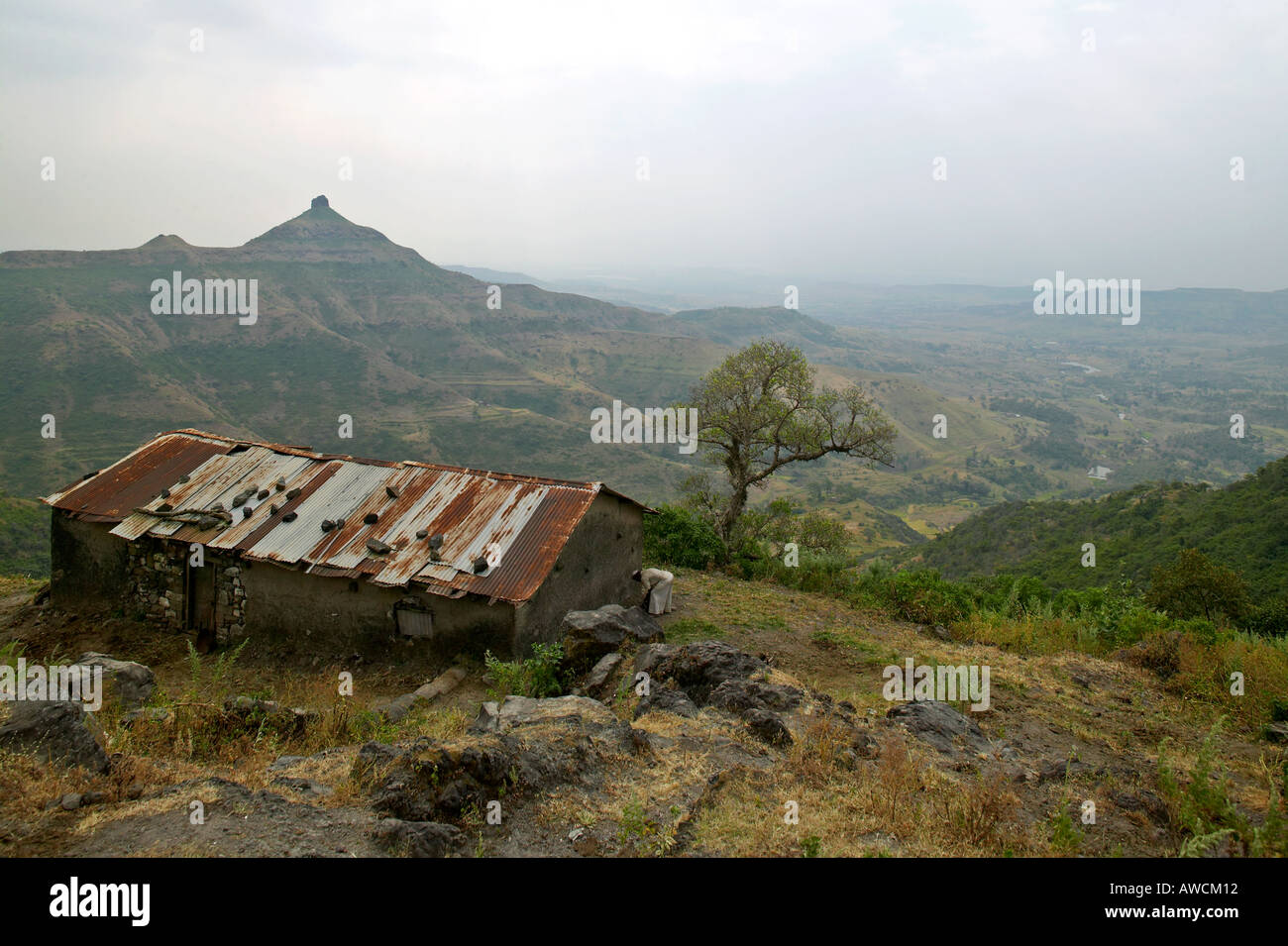 Hut at Purandar Fort , Vajragadh , Pune , Bombay, Mumbai , Maharashtra ...