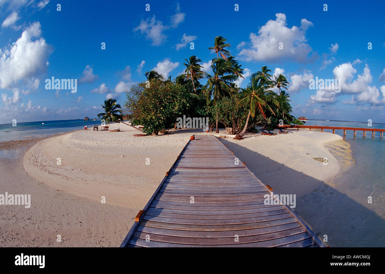 Maledivian Island Maldives Indian Ocean Medhufushi Meemu Atoll Stock ...