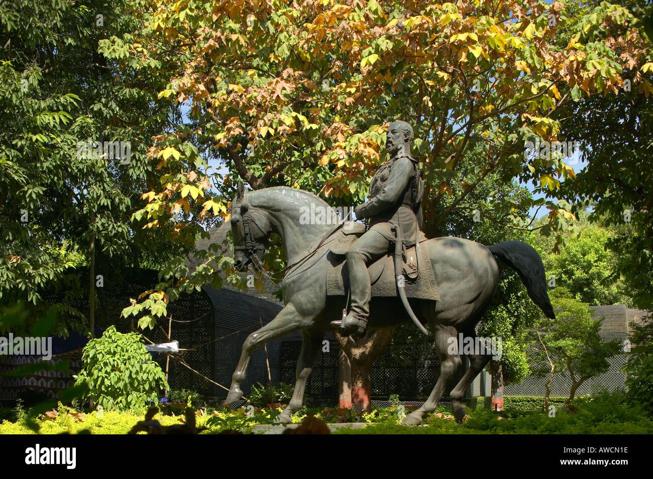 Black horse sculpture kala ghoda hi-res stock photography and images ...