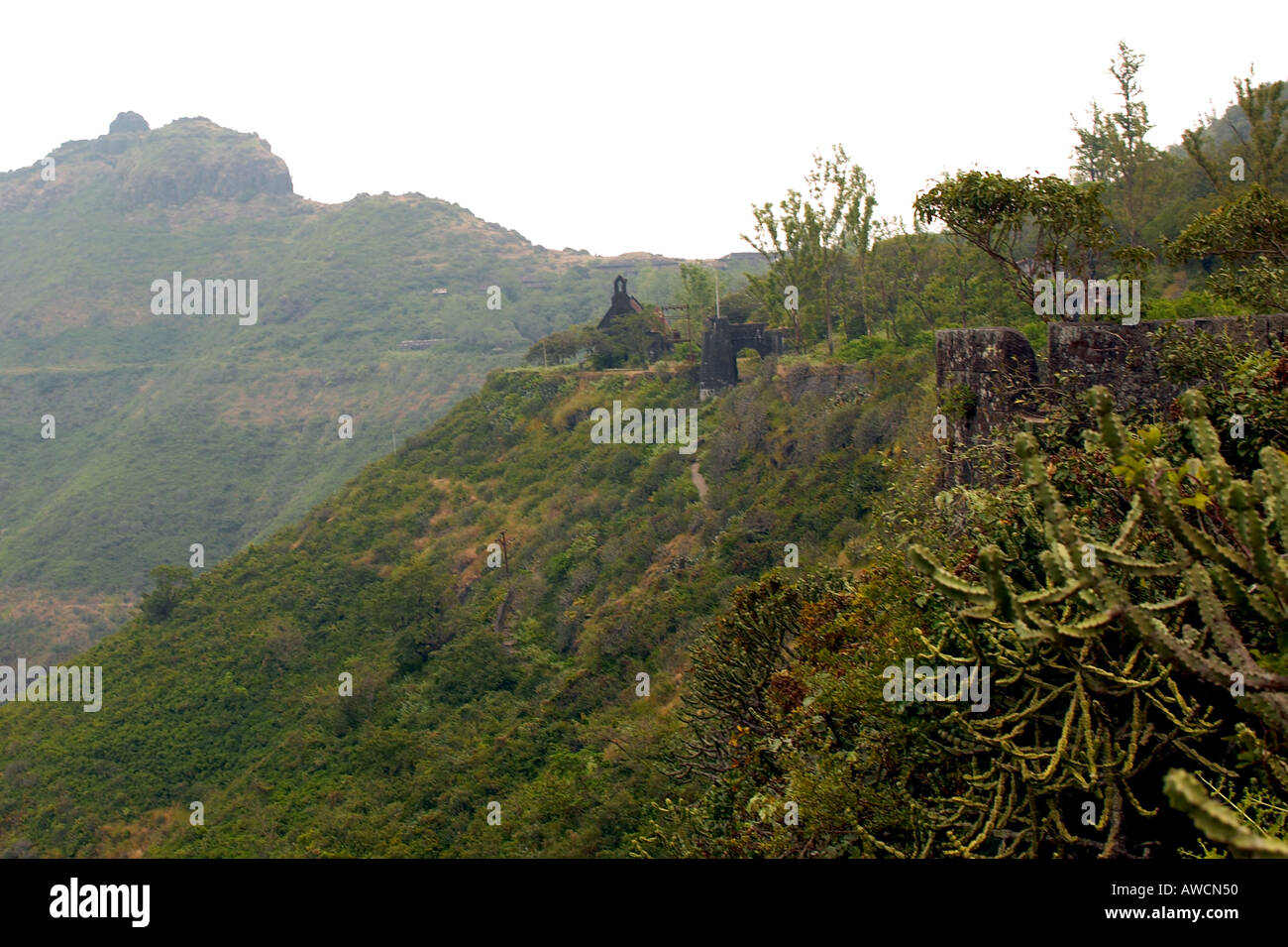 Purandar Fort , PUNE , Bombay mumbai , Maharashtra , INDIA Stock Photo ...