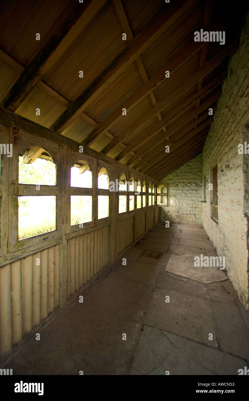 Corridor, Veranda, Purandar Fort , Pune , Bombay, Mumbai , Maharashtra ...