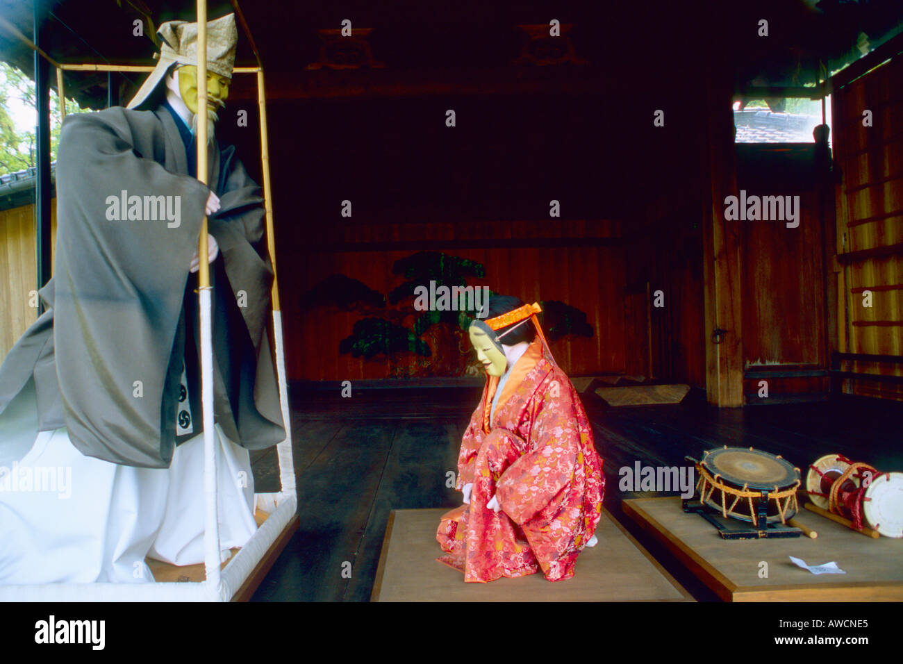 Japan Kumamoto Noh theatre stage Stock Photo - Alamy