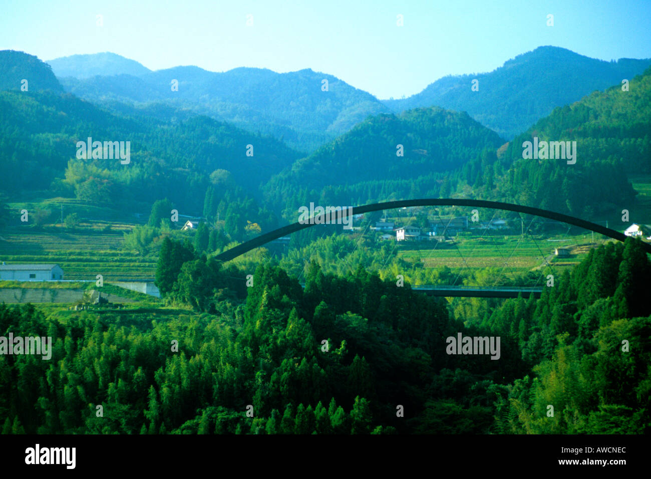 Japan Kyushu Yufuin landscape Stock Photo - Alamy