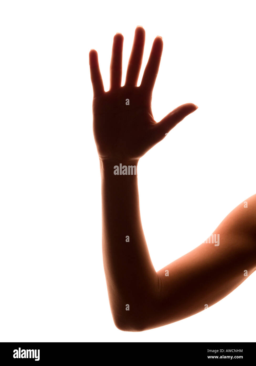 Hand ausstrecken Cut Out Stock Images & Pictures - Alamy