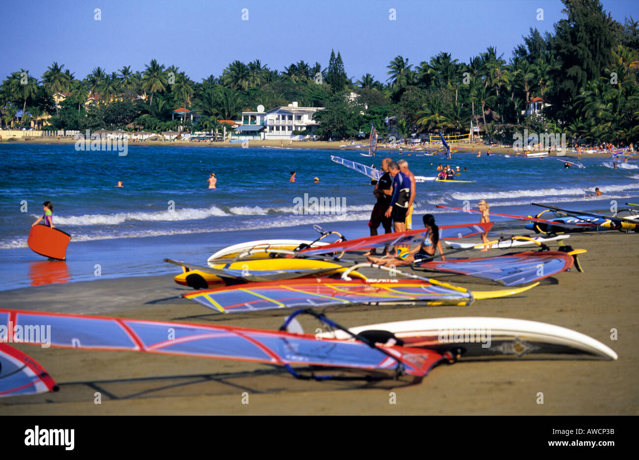 Surf cabarete dominican republic extreme sport hi-res stock photography ...