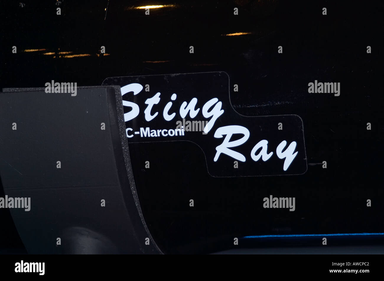 Section of the self guided torpedo Stingray missile on exhibit at ...