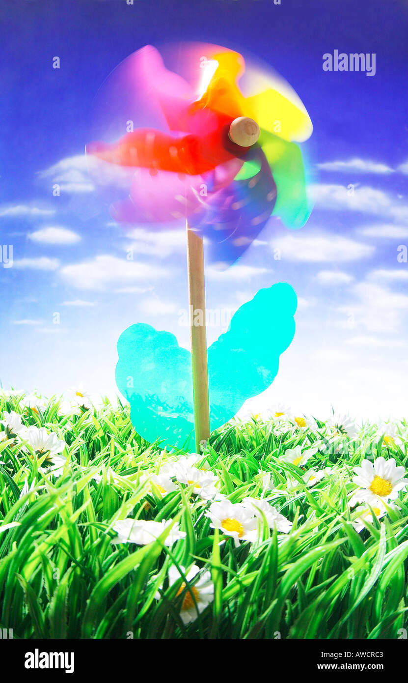 Childs toy windmill hi-res stock photography and images - Alamy