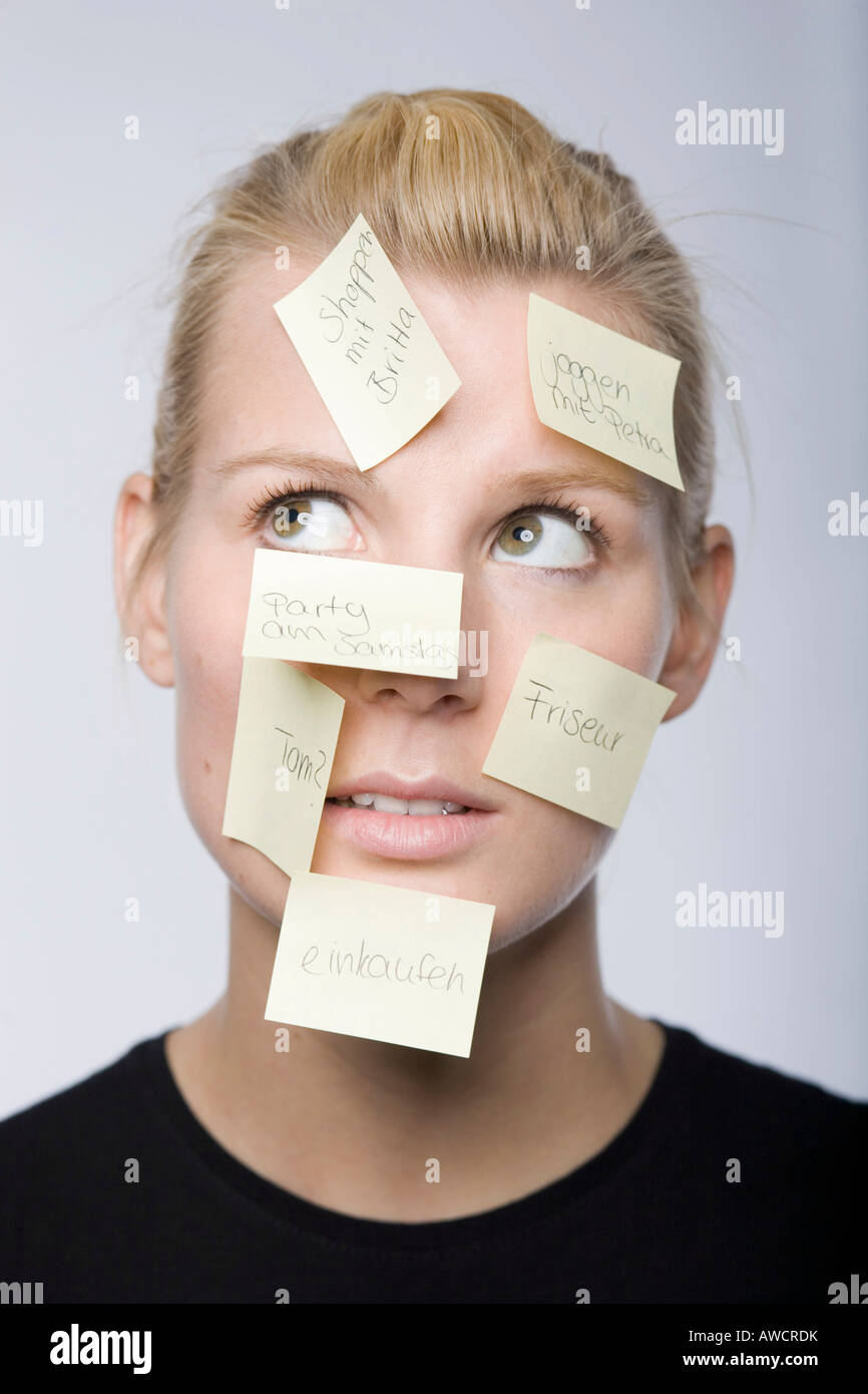 Erinnerungs zettel hi-res stock photography and images - Alamy