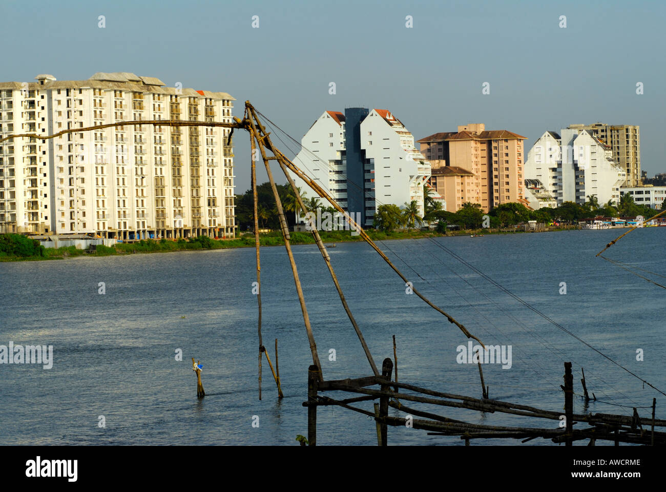 VEMBANAD LAKE IN KOCHI KERALA Stock Photo - Alamy