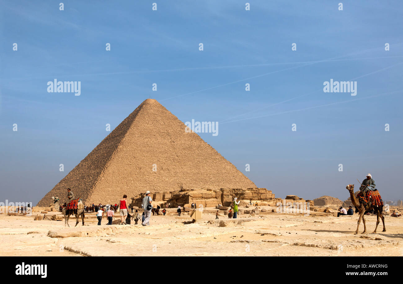 The Great Pyramid of Giza, near Cairo, Egypt, Africa Stock Photo - Alamy