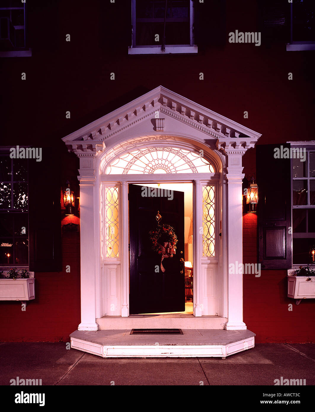 dramatic exterior doorway entrance Stock Photo - Alamy