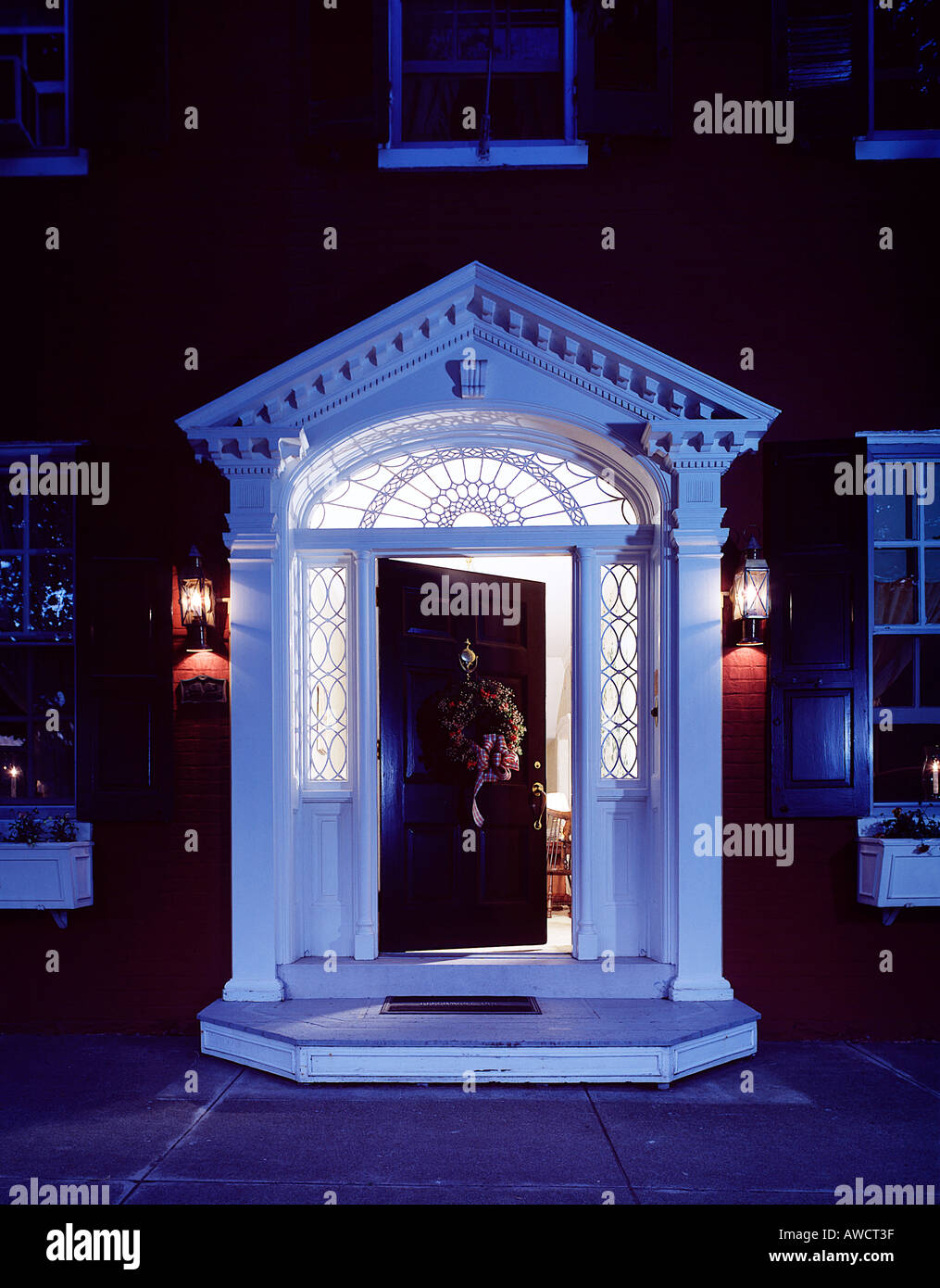 dramatic exterior doorway entrance Stock Photo - Alamy