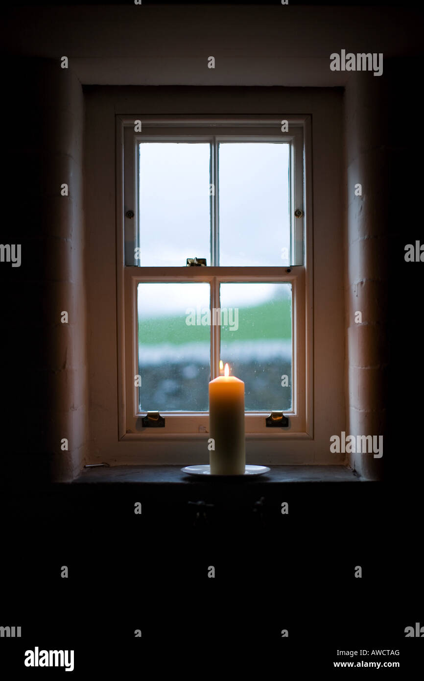 Light A Candle Near A Window