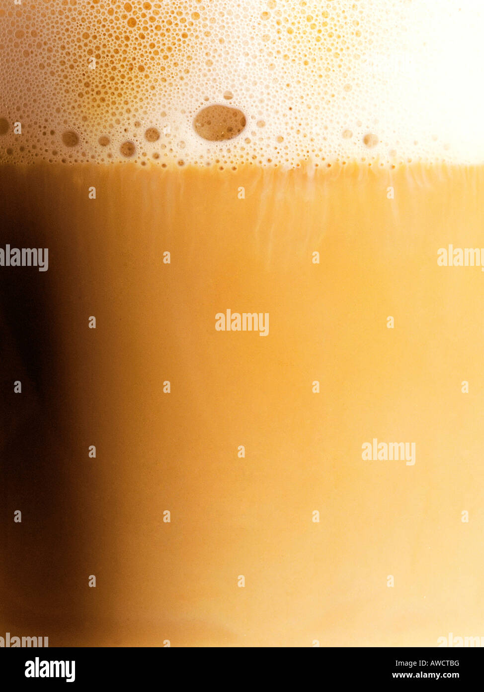 Detail of latte macchiato Stock Photo - Alamy