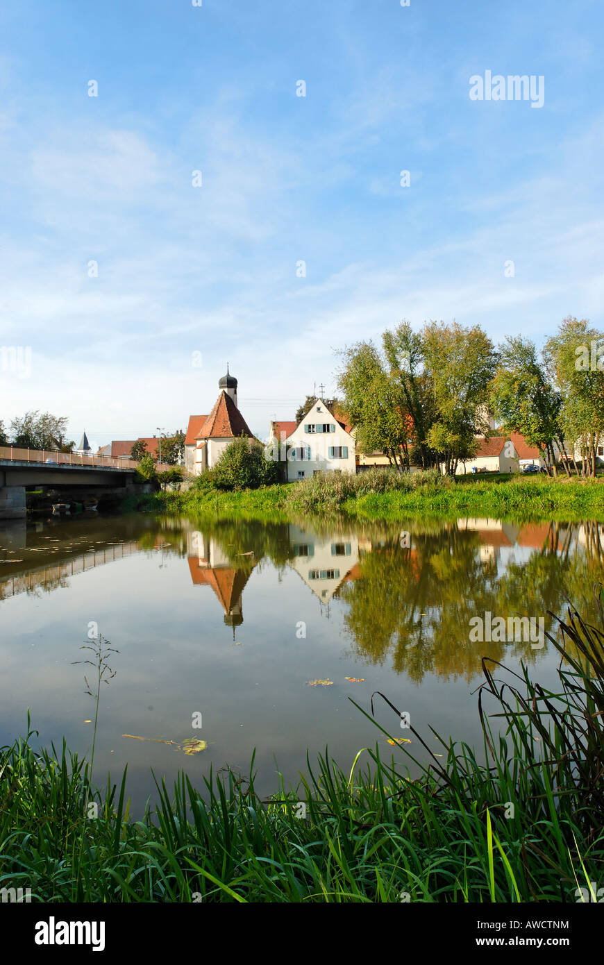 Oettingen Oettingen Swabia Bavaria Germany chapel St Leonhard upont the ...