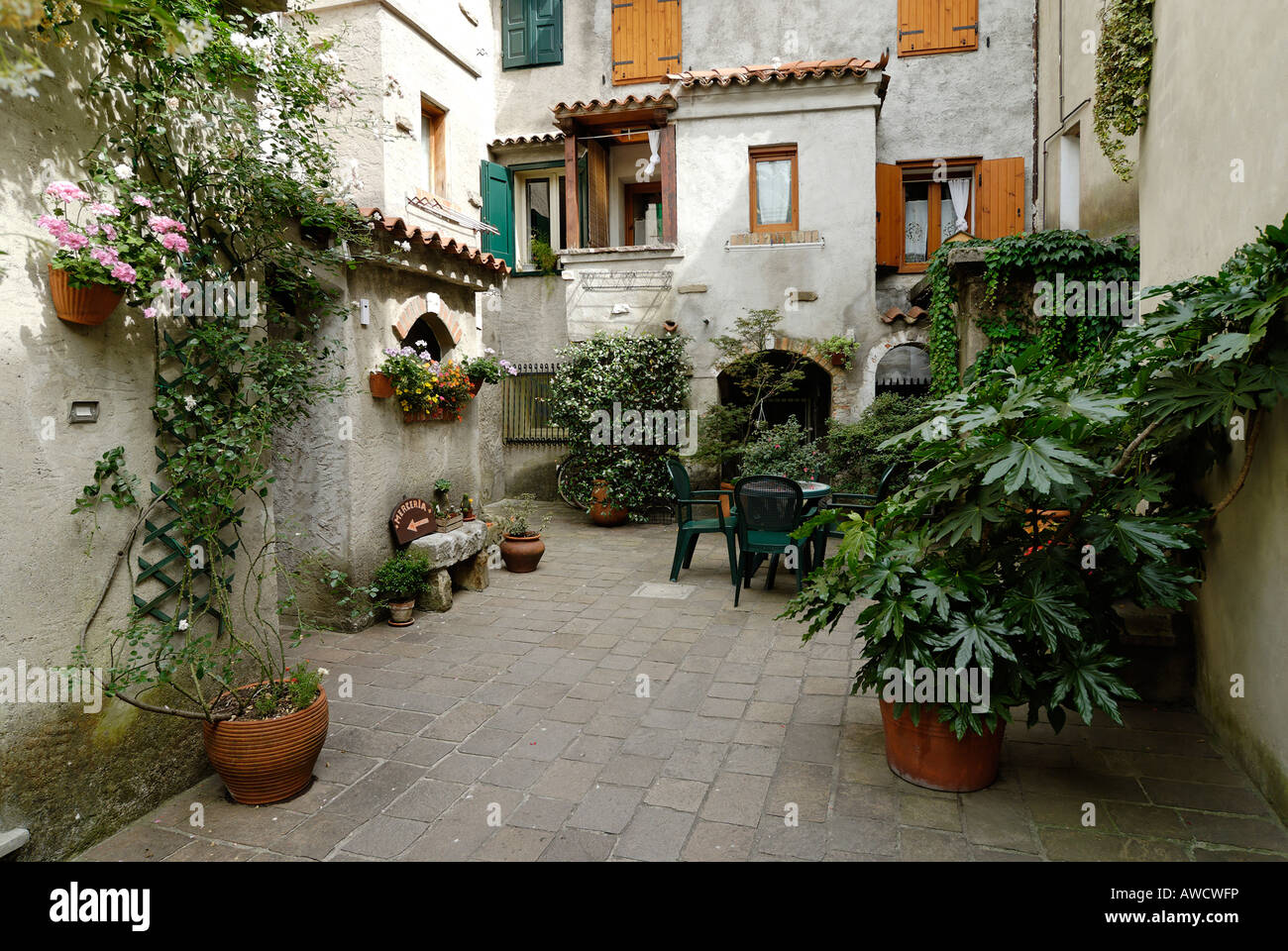 Grado at the adriatic sea Friuli Venezia Giulia Italy in the narrow ...