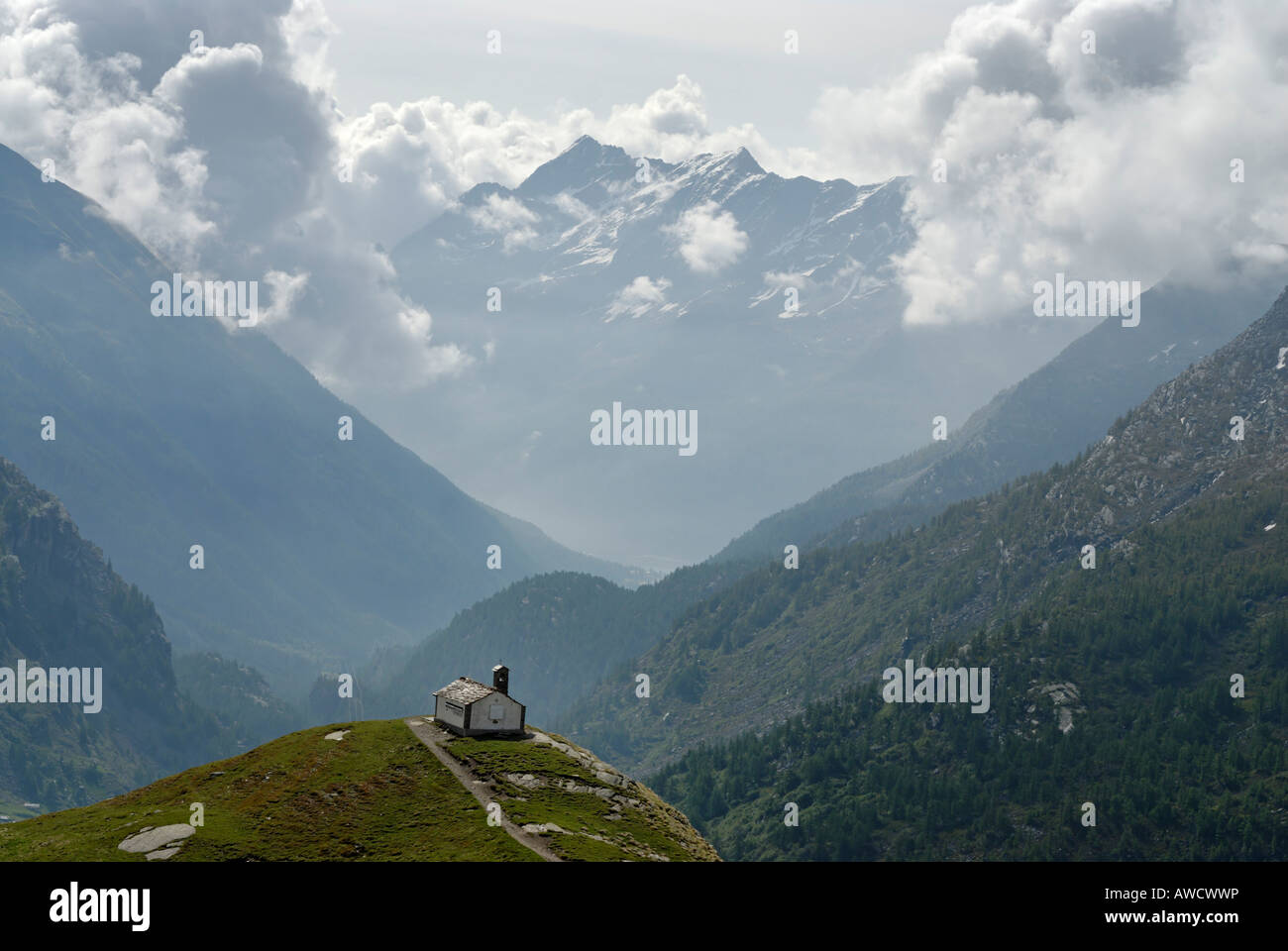Gran Paradiso National Park between Piemonte Piedmont and Aosta valley ...