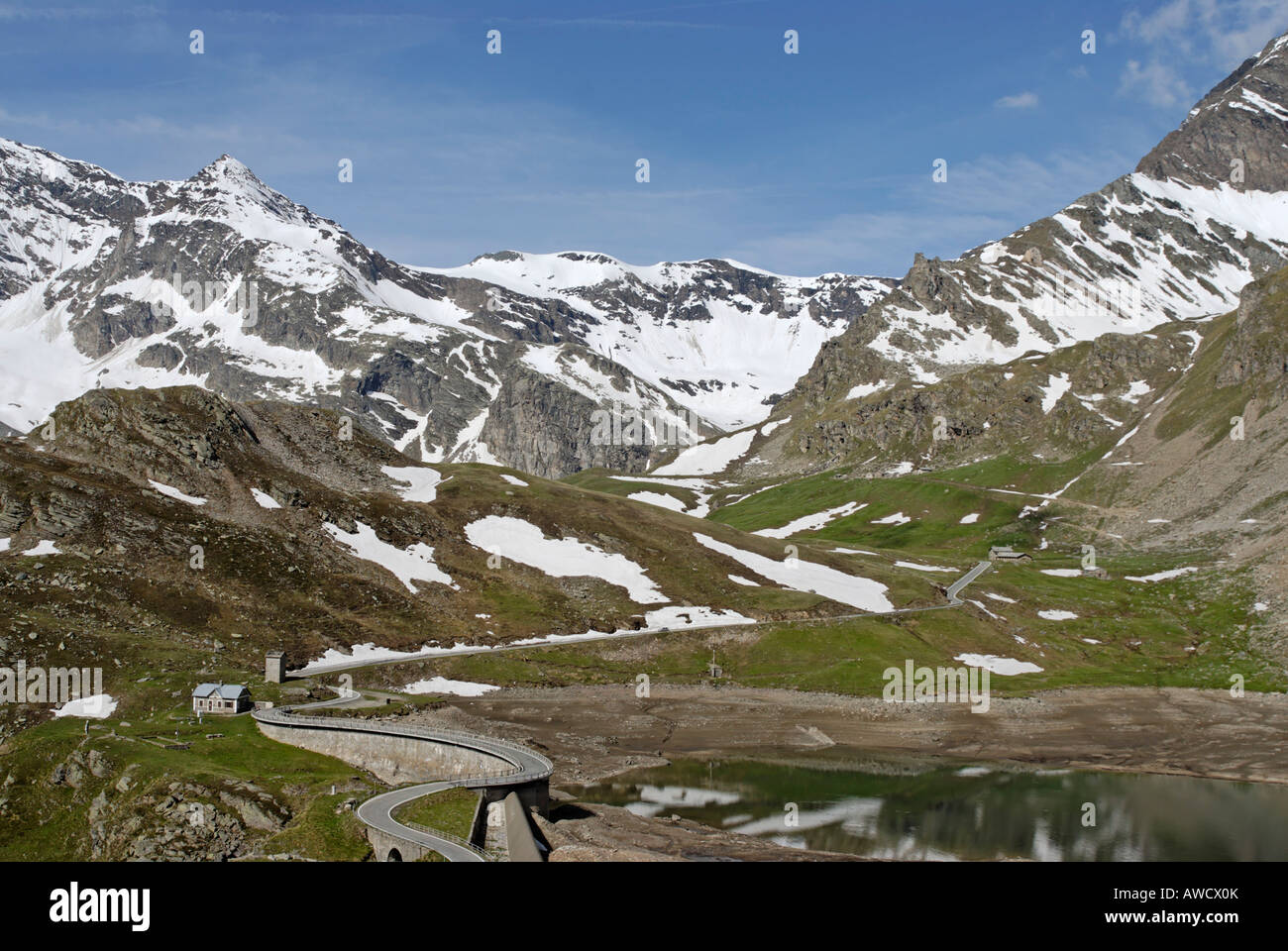 Gran Paradiso National Park between Piemonte Piedmont and Aosta valley ...