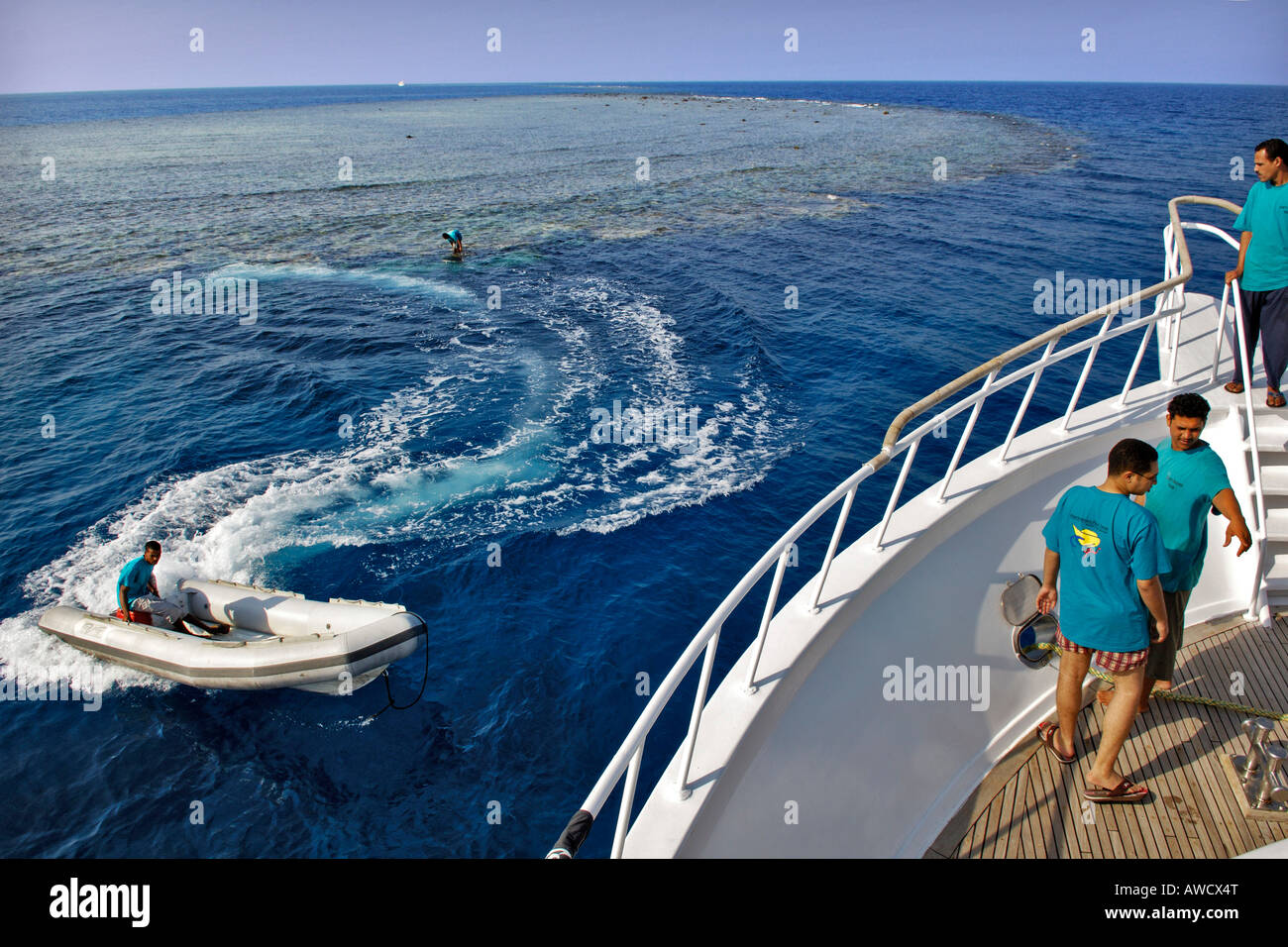Anchoring near a riff, Red Sea, Egypt Stock Photo - Alamy