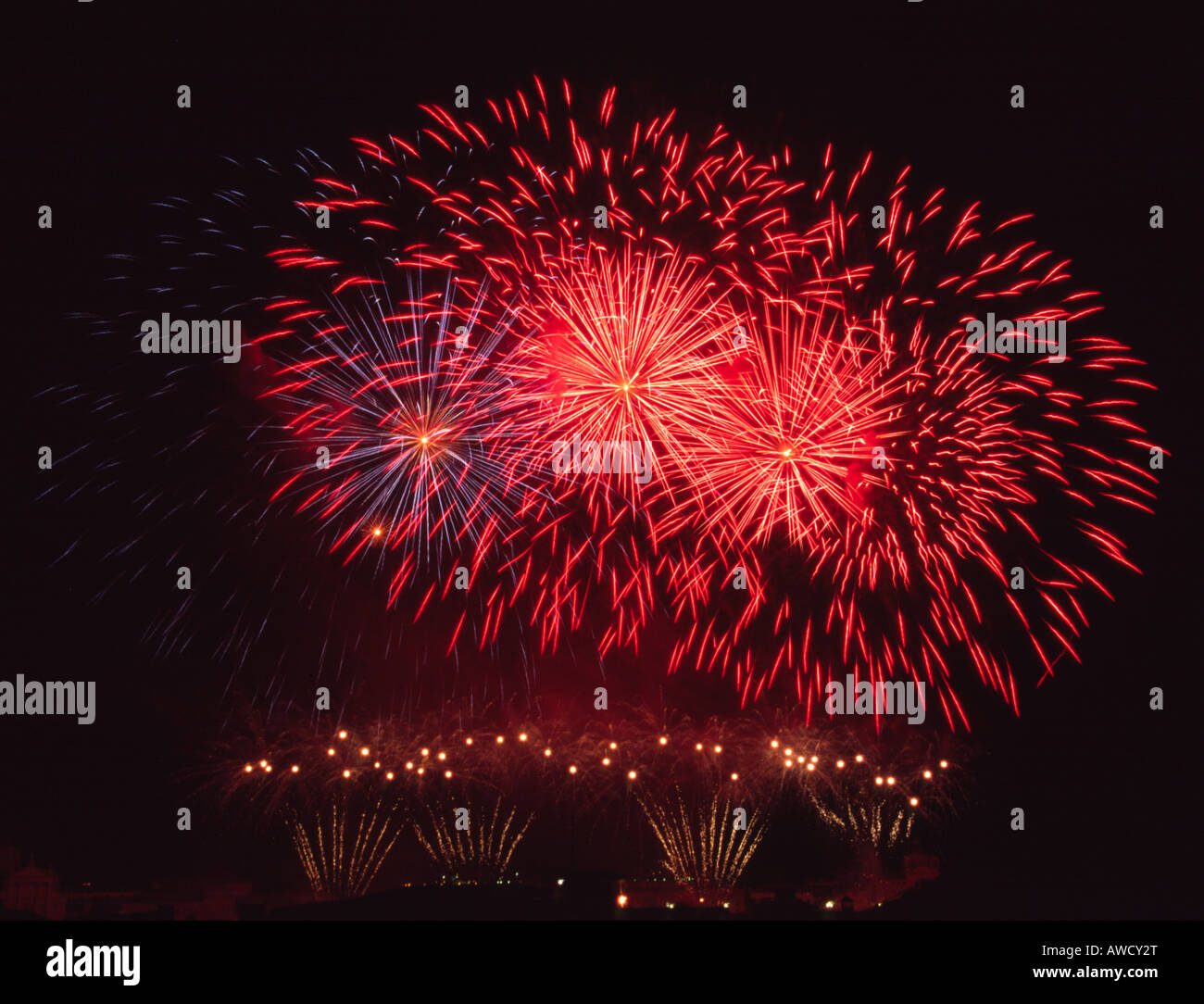 Fireworks over Venice, Italy Stock Photo - Alamy