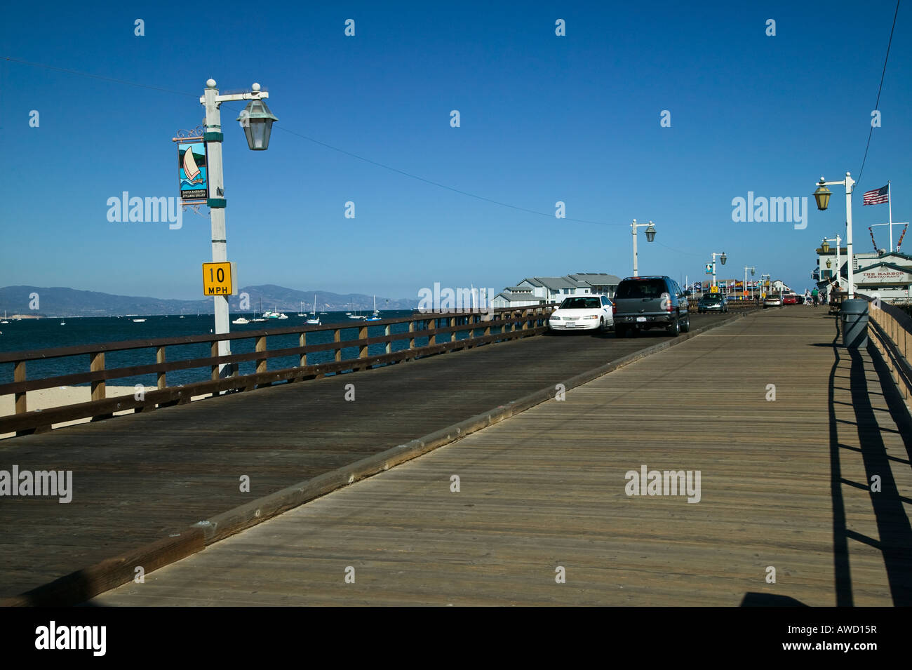 Stearns Wharf Santa Barbara, California, USA Stock Photo - Alamy