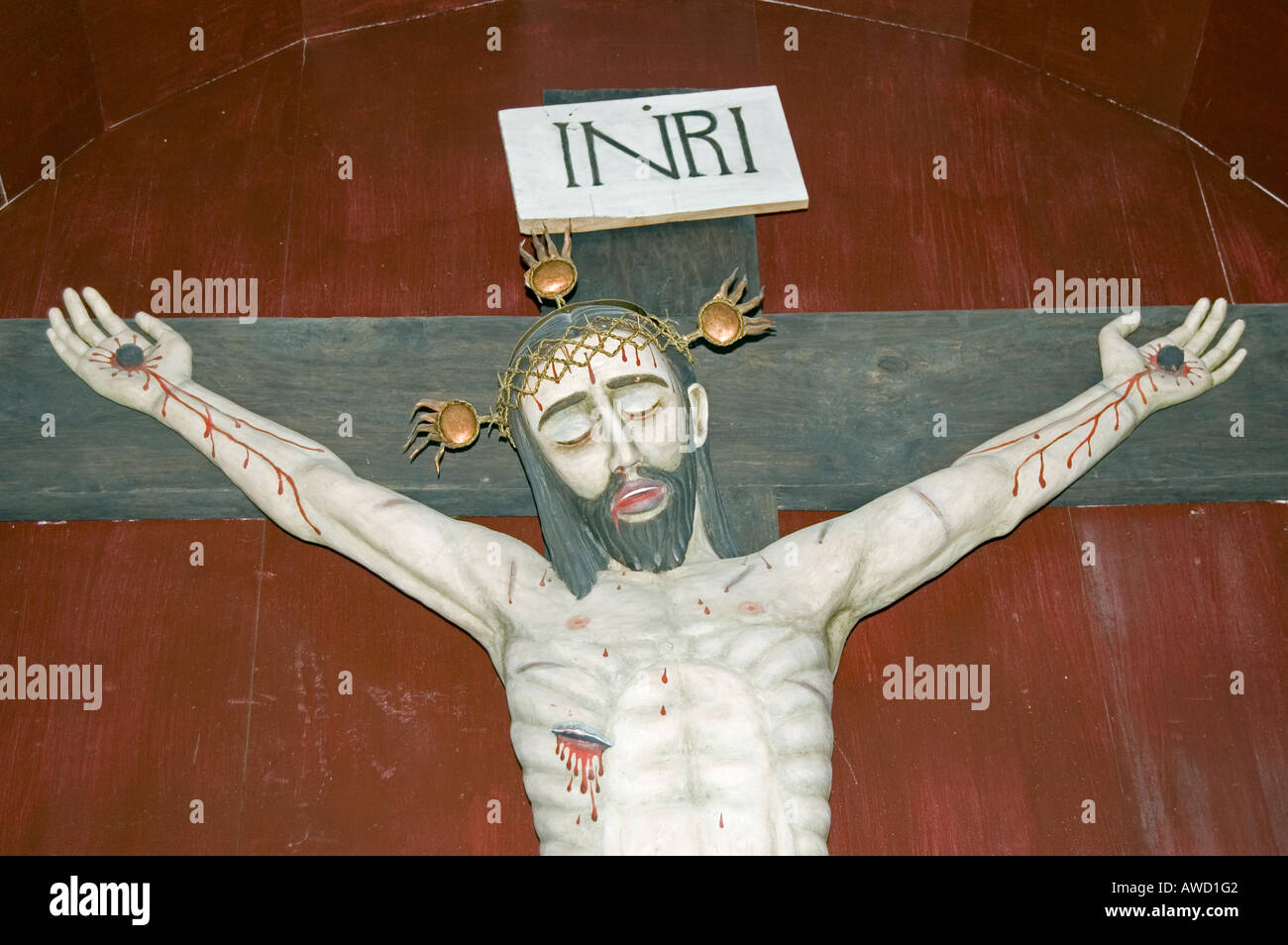 Statue of Jesus Christ crucified Stock Photo - Alamy