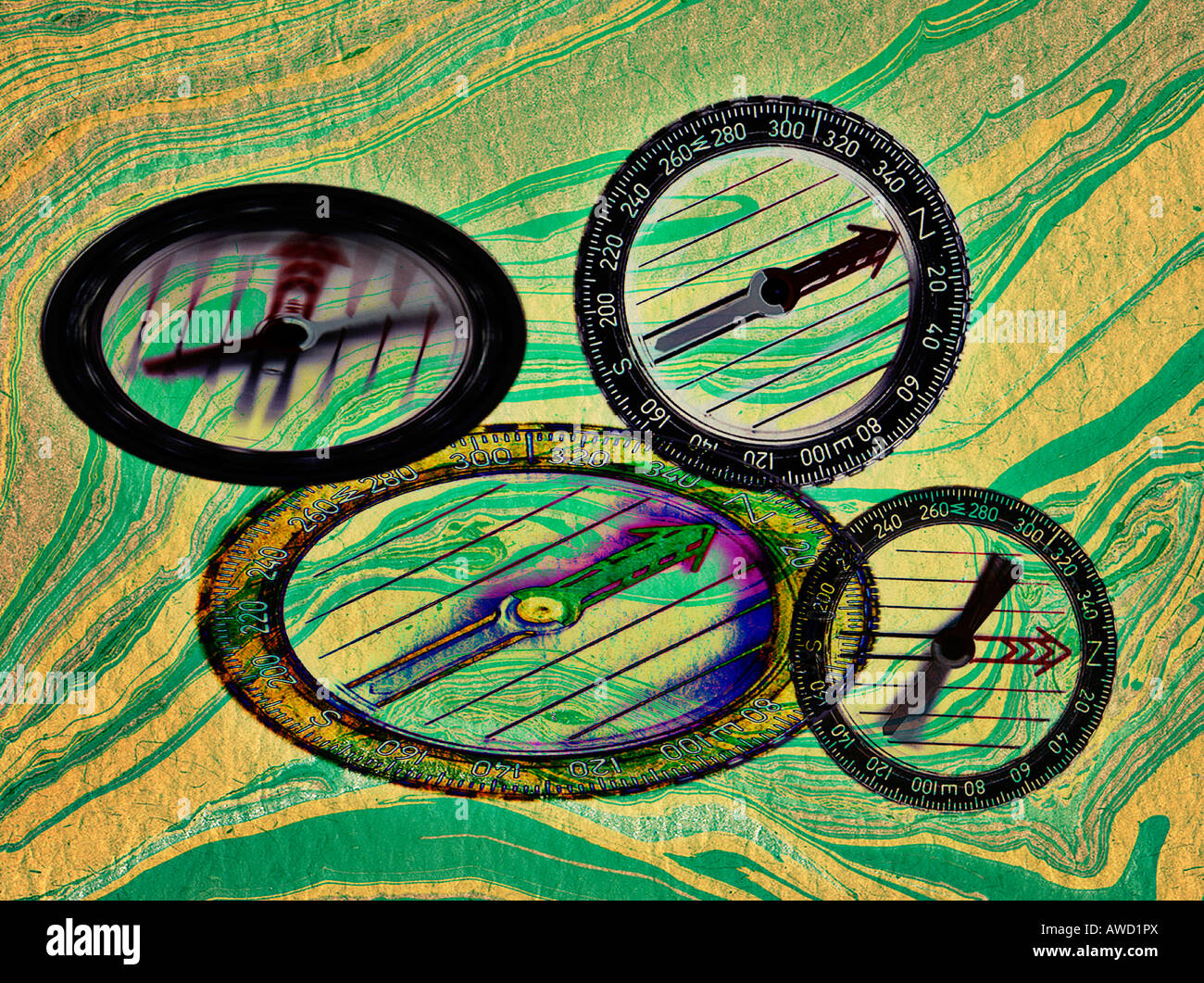 Plotting compass hi-res stock photography and images - Alamy