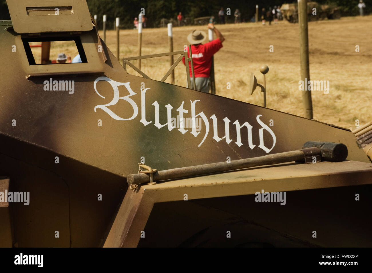 German armoured vehicle at Tank Show Stock Photo - Alamy